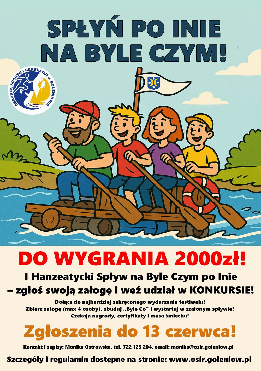 I Hanzeatycki Spływ na Byle Czym po Inie